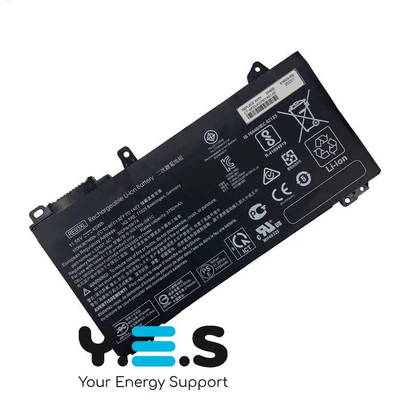 3947mah 11.4V RE03XL батарея для HP ProBook 430 440 445 450 455 G6 ...